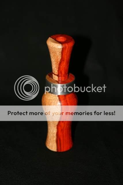 Padauk heartwood/sapwood duck call | Woodworking Talk