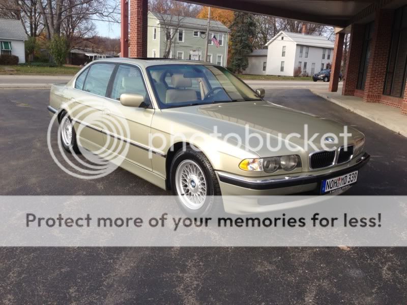 E38 2000 740iL Individual Pearl Beige with Oyster/Blue - Immaculate ...