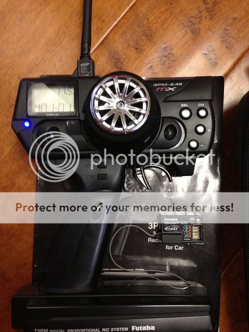 Futaba 3pm-x Fasst 2.4 Radio System with R603FF rx, manual, case-SOLD ...